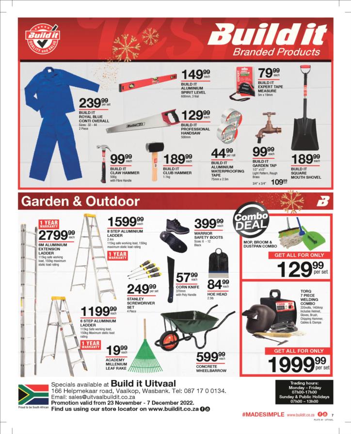 Build it - Uitvaal KwaZulu Natal