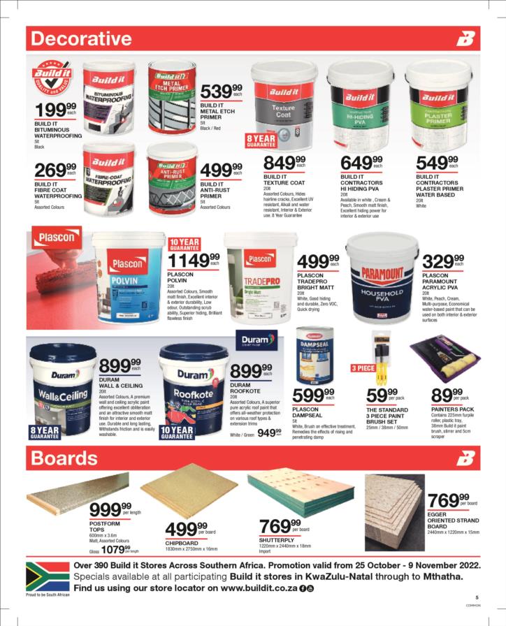 Build it - Newcastle KwaZulu Natal