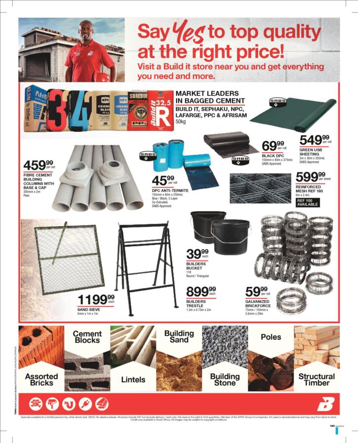 Build it - build it spargs mthatha eastern cape