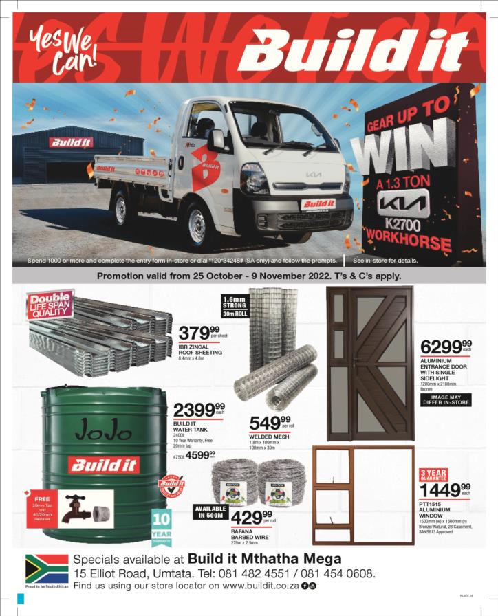 Build it - Mthatha Eastern Cape