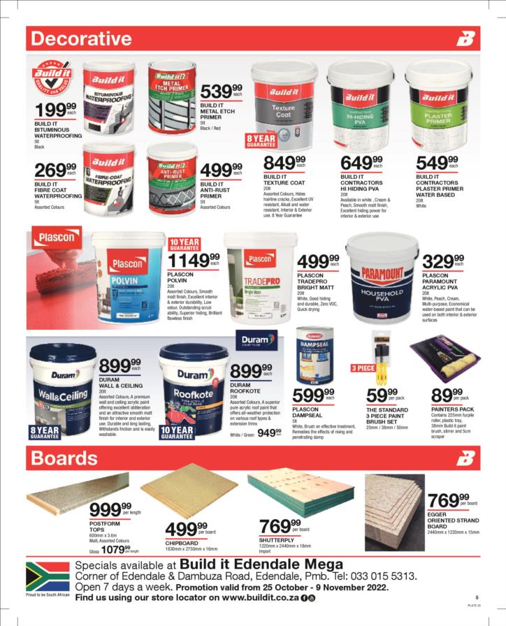 Build it - Edendale KwaZulu Natal