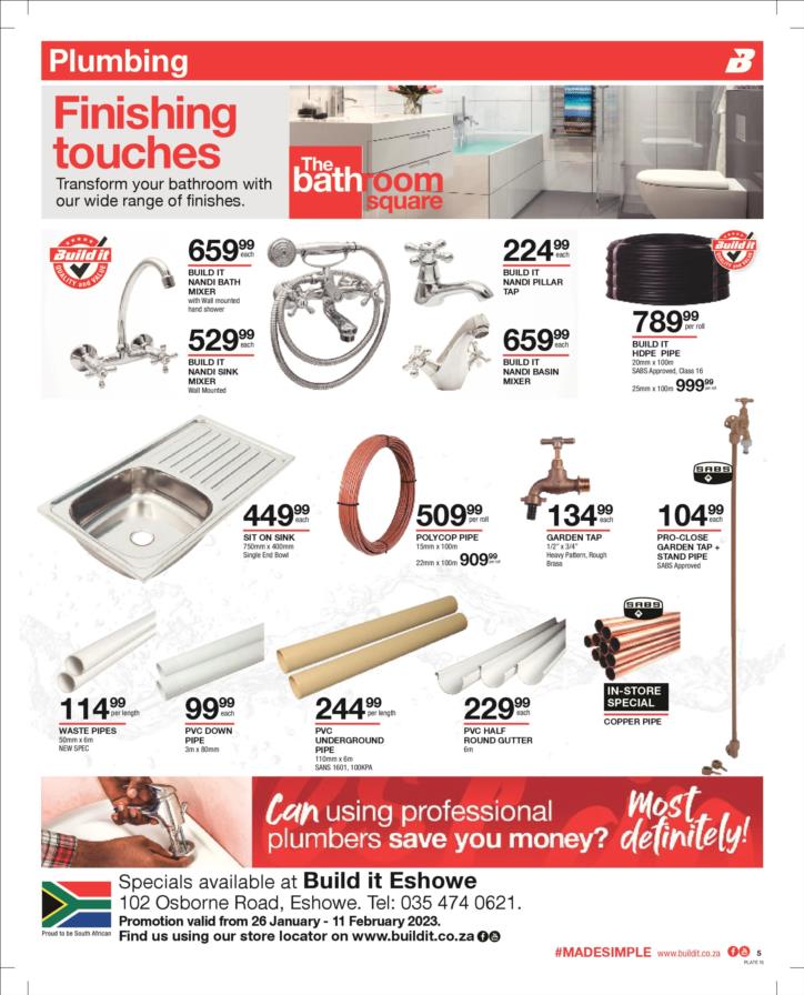 Build it - Eshowe KwaZulu Natal